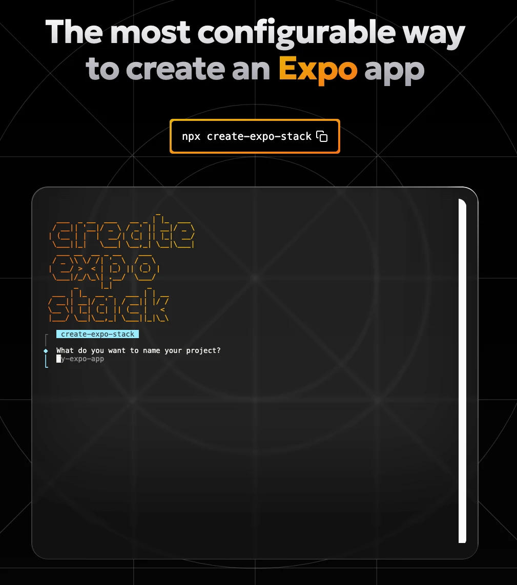 create expo stack | Disquiet*